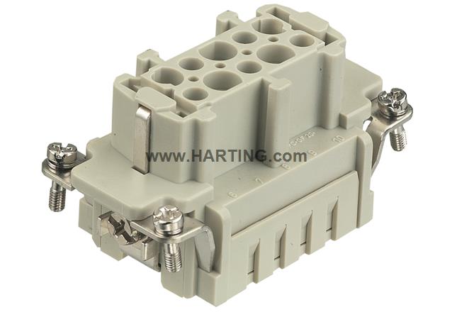 Harting - 09330102702 - INSERTO FEMEA 10 POLOS HAN E CRIMP